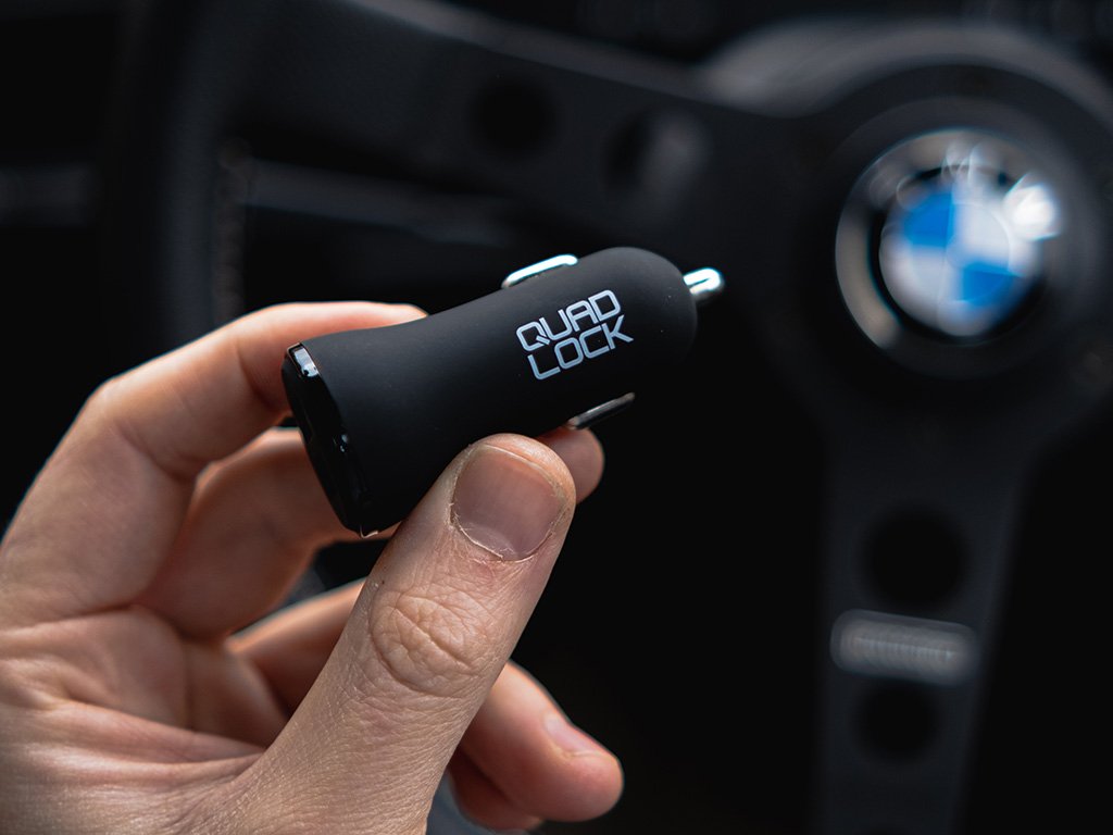 Quad Lock 360 Accessory - Dual USB 12V Car Charger - Quad Lock® USA ...