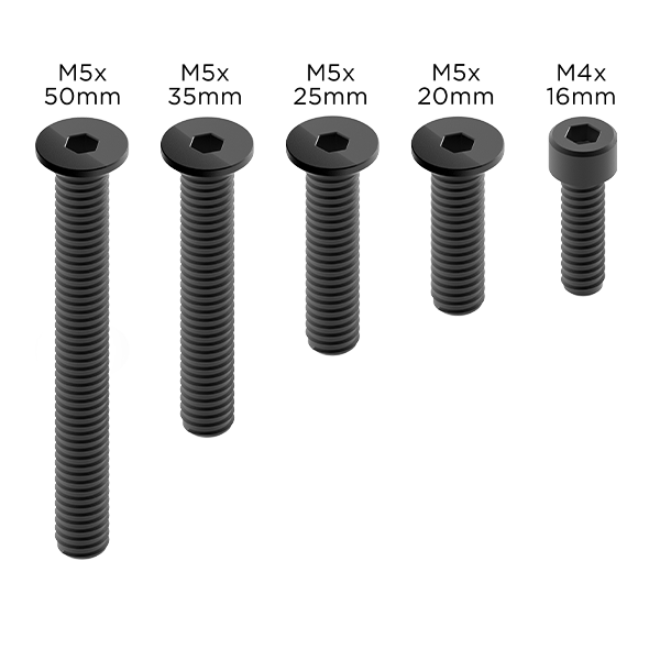 Replacement - PRO Screw Set Black - Quad Lock® USA - Official Store
